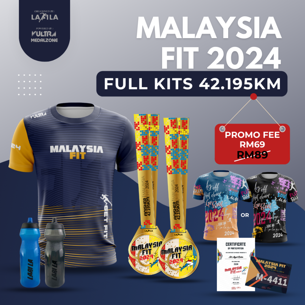 Malaysia Fit 2024 – 42.195KM – Full Kits – Lari La